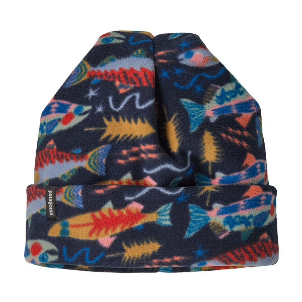 Patagonia Micro D Fleece Beanie Salmon Energy: New Navy - Play Stores Inc