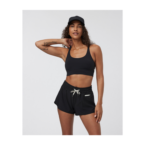 Vuori Women's Yosemite Longline Bra Black - Play Stores Inc